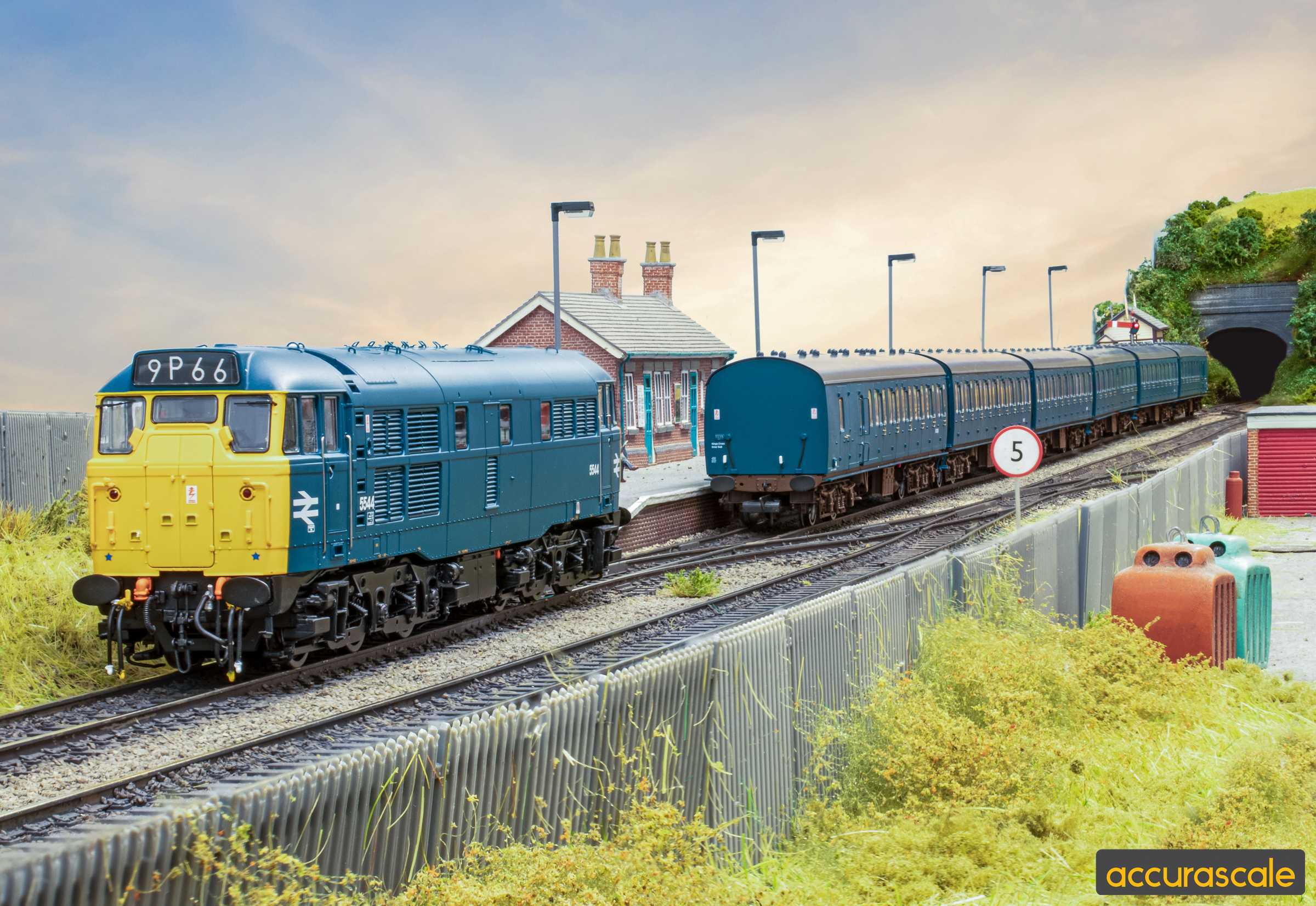 Rail Blue Mark 1 Coaches – Accurascale