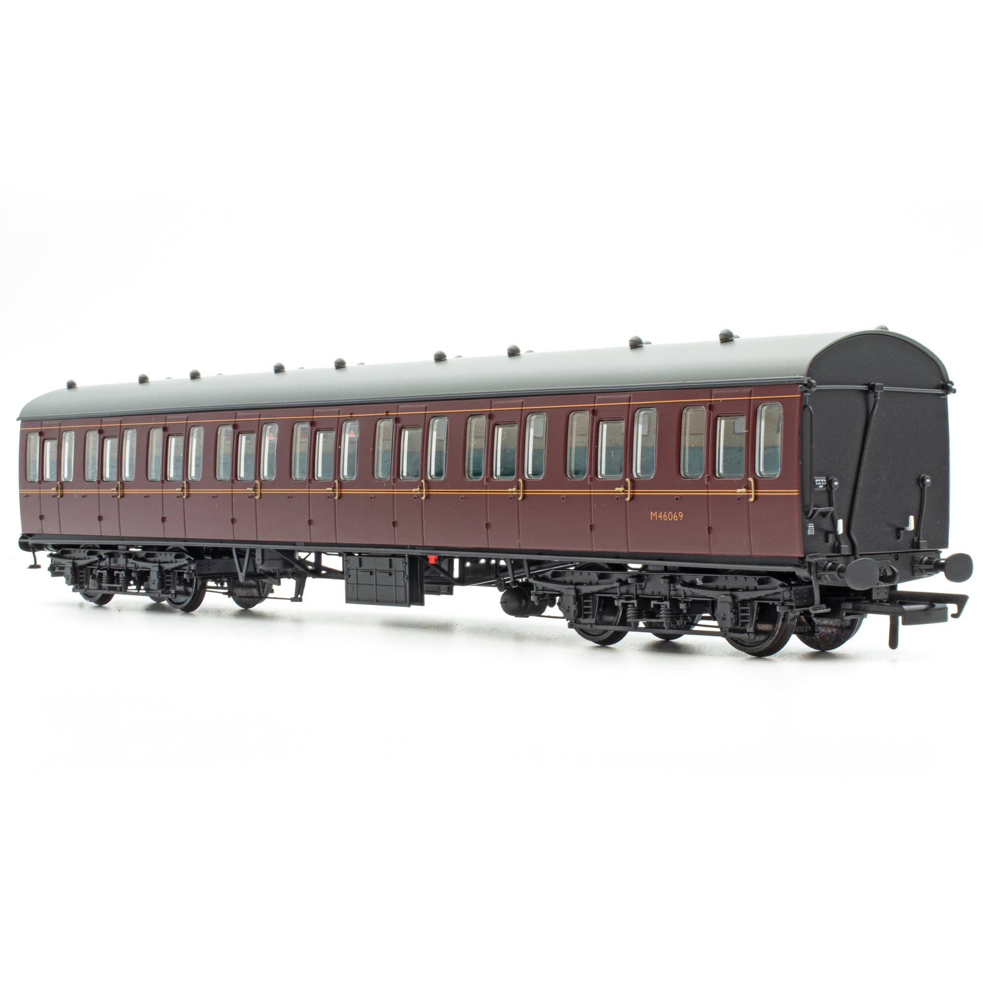 BR Mk1 57' Non-Gangway Coach - S - Lined Maroon (Low position) M46069 ...