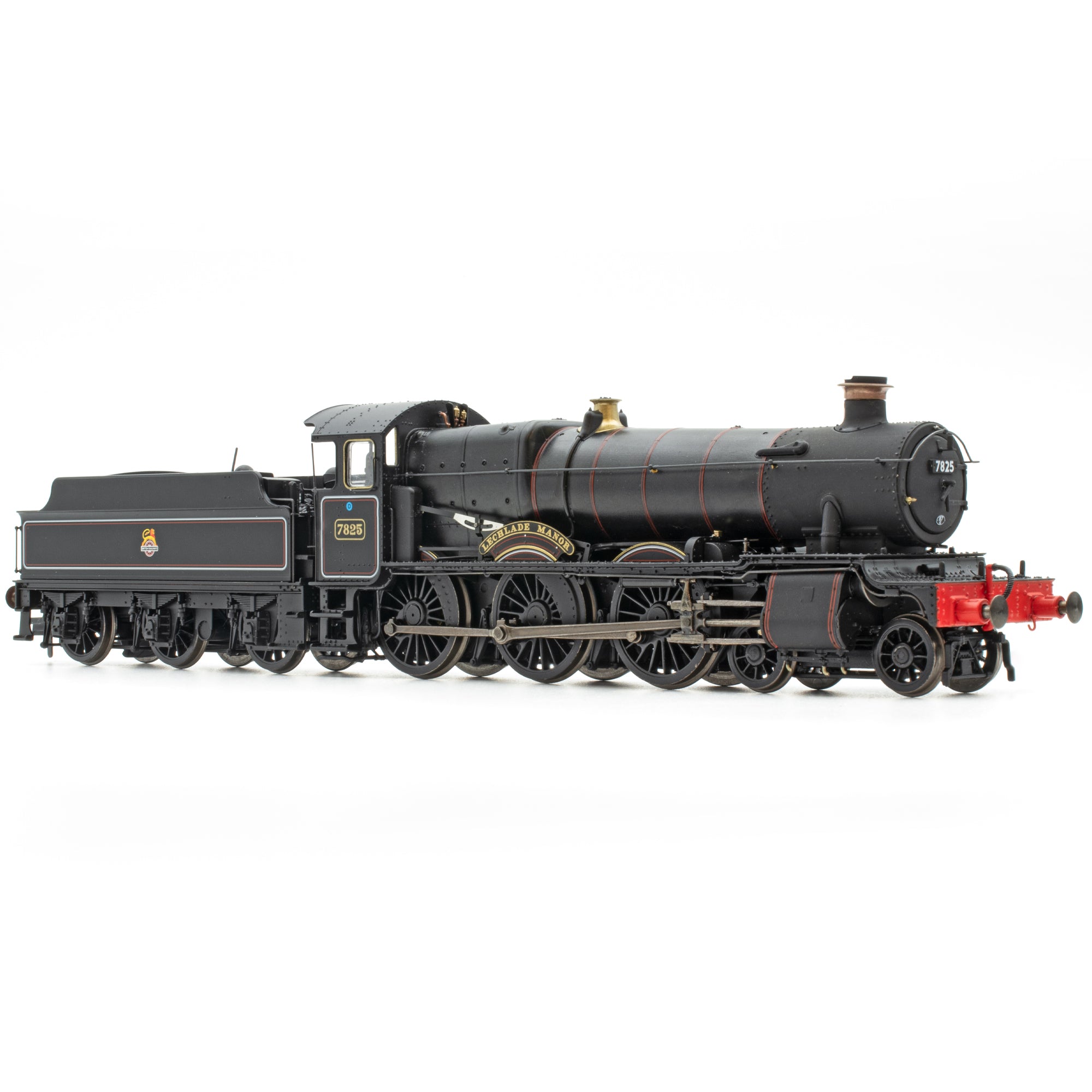 GWR Manor - 7825 Lechlade Manor BR lined black w/early crest – Accurascale
