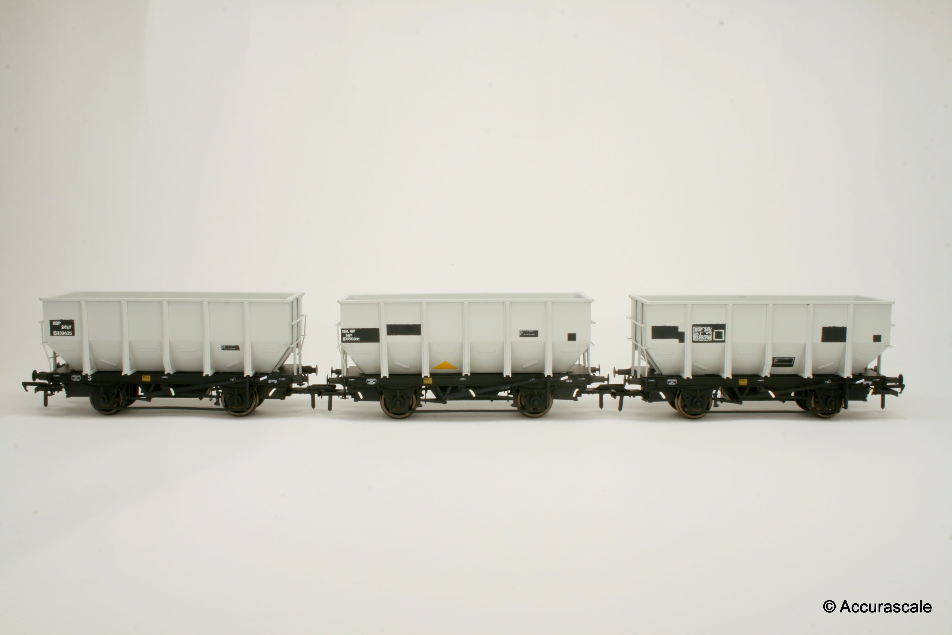 BR 24.5T HOP24/HUO Coal Hopper - Grey pre TOPS- Pack A – Accurascale