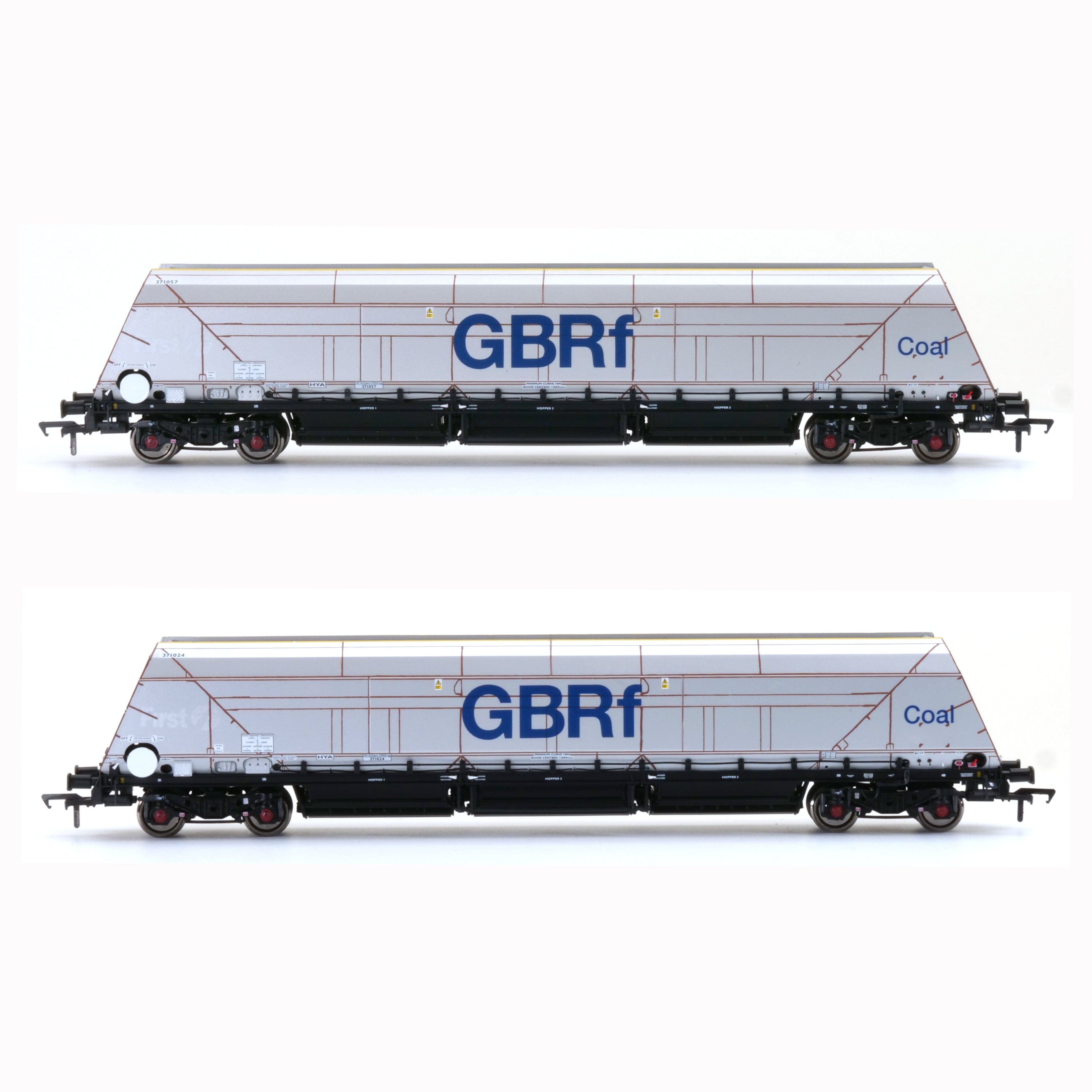 HYA Bogie Hopper Wagon - GBRf Coal Branding - Pack 2 – Accurascale